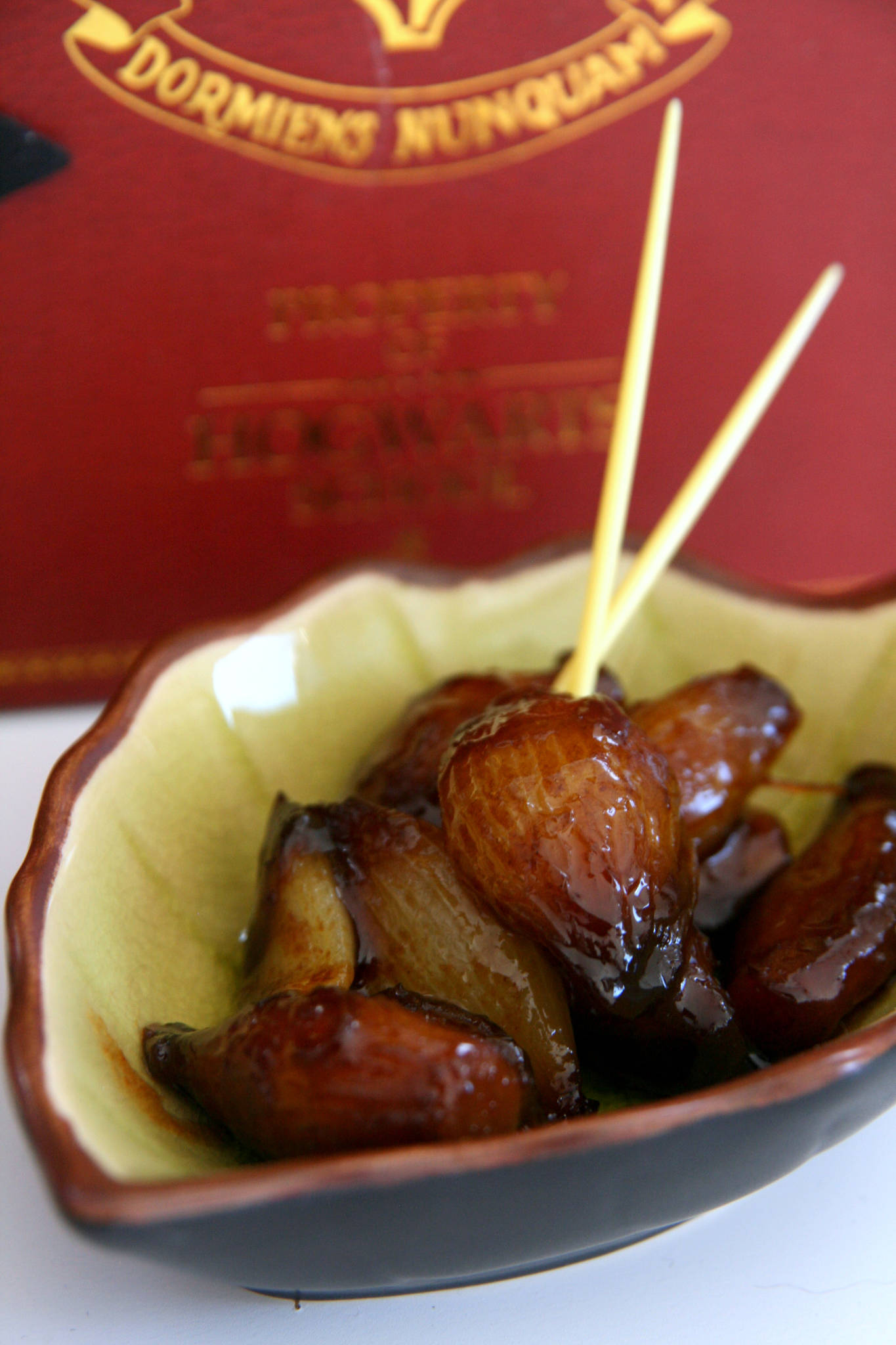 Oignons grelots confits au curry